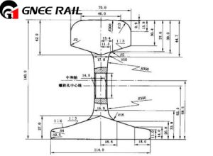 GB Standard 43KG Steel Rail