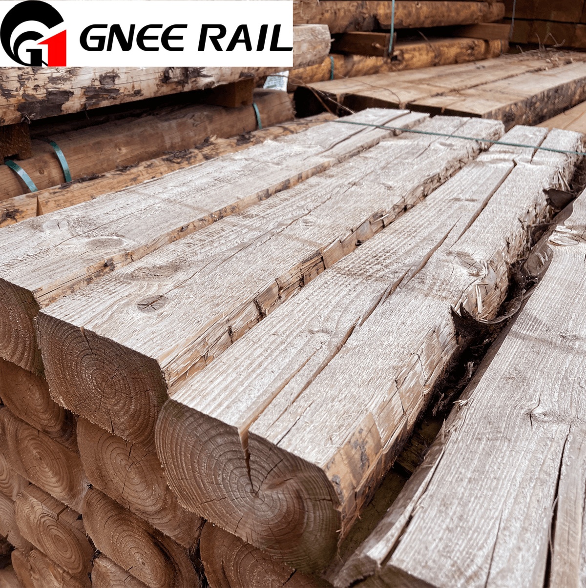 Wood Sleeper for Railway - railway fasteners